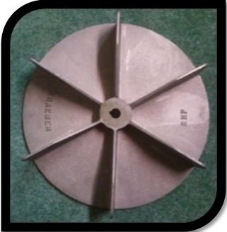 2HP Fan Wheel 7/8 Bore - Fan Wheels